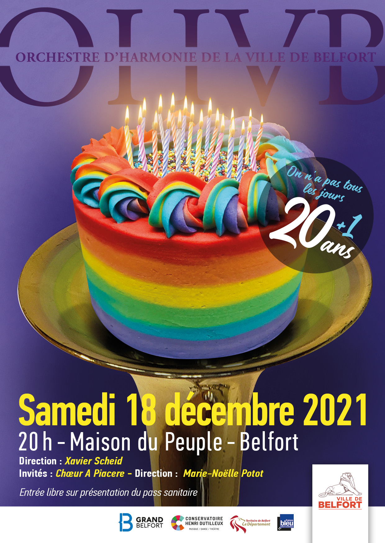 OHVB : on n'a pas tous les jours 20 ans + 1 - Ville de Belfort - Ville ...